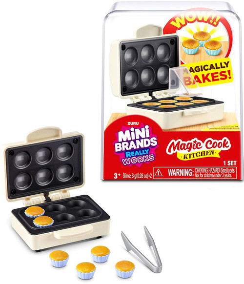 5 Surprise Mini Brands Really Works Magic Cook Kitchen Cupcake Maker ...