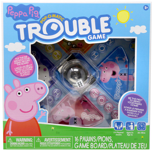 Peppa Pig Trouble Game Forever Clever Inc. - ToyWiz