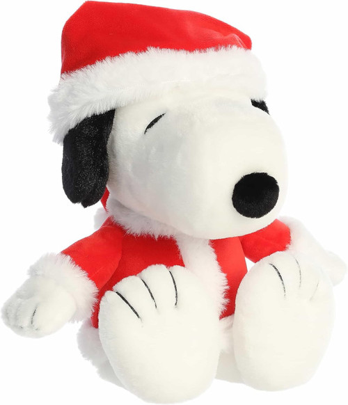 Peanuts Santa Snoopy 12 Plush 12 Aurora - ToyWiz