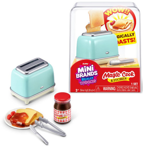 5 Surprise Mini Brands Really Works Magic Cook Kitchen Toaster Pack ...