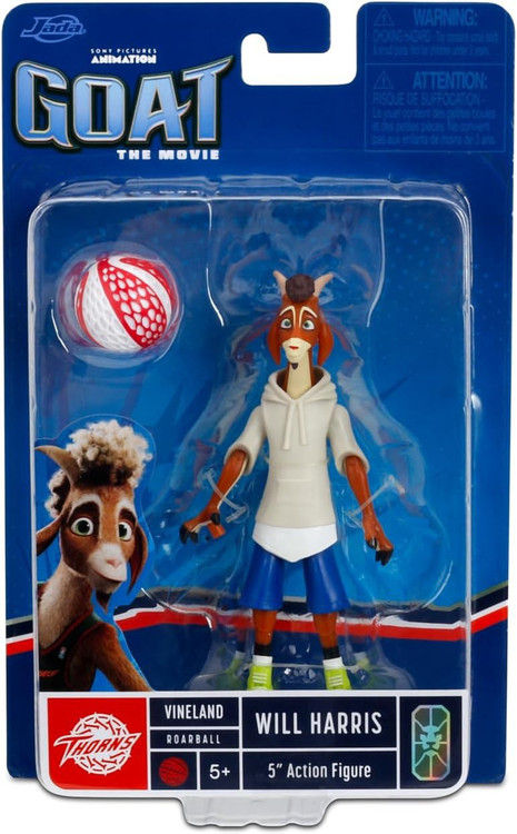 GOAT The Movie Will Harris 5 Action Figure Hoodie Jada Toys - ToyWiz