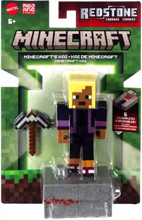 Minecraft Redstone Charged Minecrafts Kai 3.25 Action Figure Mattel ...