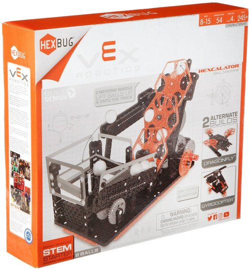 Hexbug Vex Robotics Hexcalator Ball Machine Construction Playset ...
