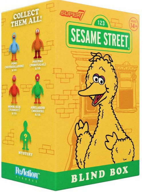 Sesame Street ReAction Wave 5 Big Birds from Around the World 3.75 ...