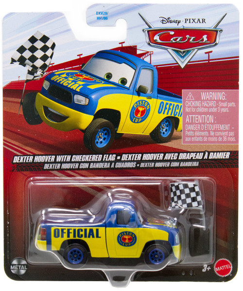 Disney Pixar Cars Cars 3 Metal Dexter Hoover 155 Diecast Car with ...