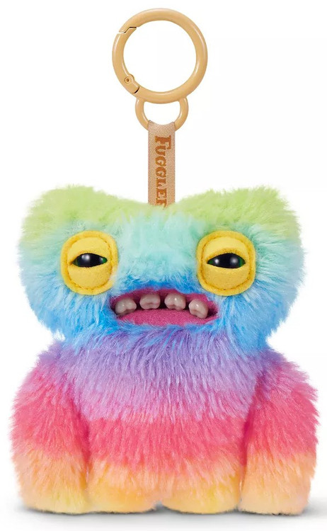 Fuggler Wide Eyed Weirdo 4 Plush Keyring Rainbow Zuru Toys - ToyWiz