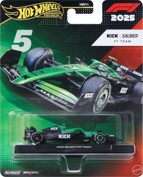 Hot Wheels Premium Kick Sauber F1 Team 164 Die Cast Car 5 5 Mattel - ToyWiz