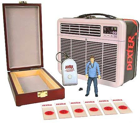 Dexter Dexter Tin Tote Exclusive 3.75 Action Figure Set Bif Bang Pow ...