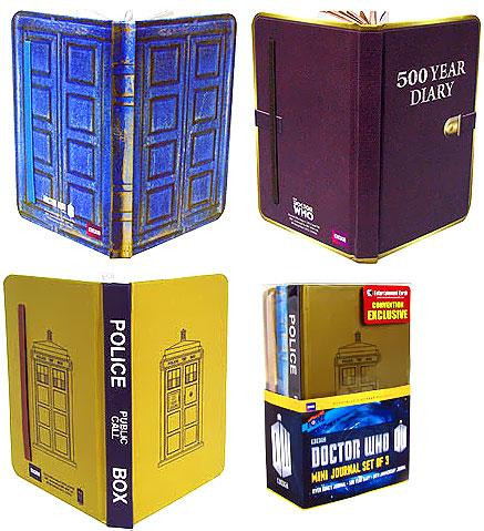 Doctor Who Set of 3 Tardis Mini Journals Bif Bang Pow - ToyWiz