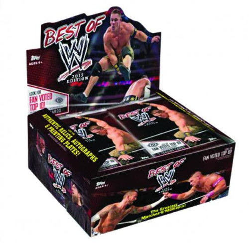 WWE Wrestling Topps 2013 Best of WWE Trading Card Box 24 Packs - ToyWiz