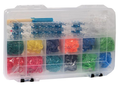Rainbow Loom Rainbow Loom Rubber Band Bracelet Kit 2,700 Bands Twistz ...
