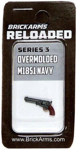 BrickArms Reloaded Series 3 Weapons M1851 Navy Revolver 2.5 Overmolded ...