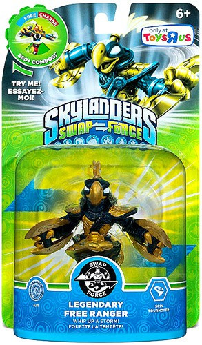 Skylanders Swap Force Swappable Legendary Free Ranger Figure Pack ...