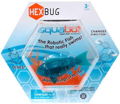 Hexbug Aquabot Teal Fish 3 Electronic Pet Innovation First - ToyWiz