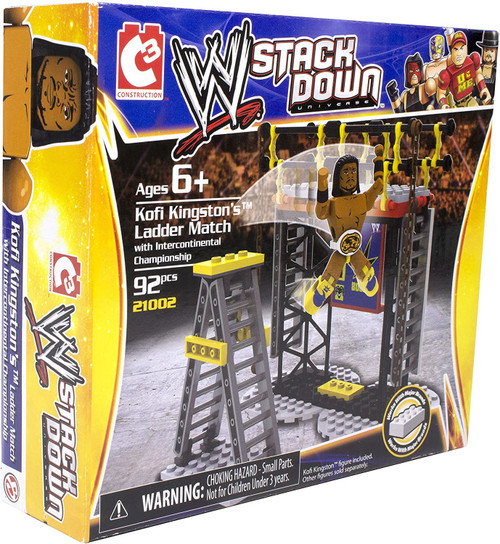 WWE Wrestling C3 Construction WWE StackDown Kofi Kingstons Ladder Match ...