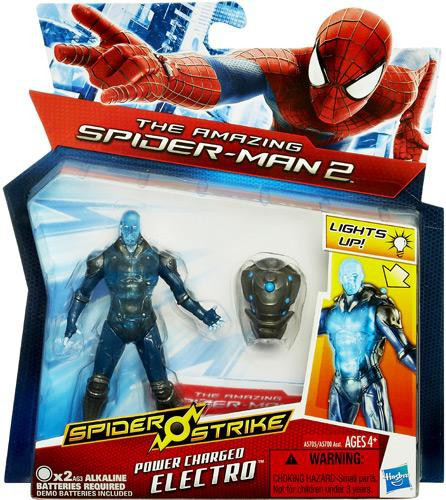 Marvel The Amazing Spider Man 2 Spider Strike Power Charged Electro 3