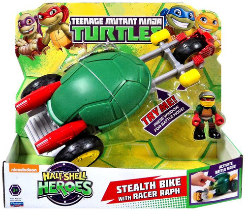 Teenage Mutant Ninja Turtles TMNT Half Shell Heroes Stealth Bike Action ...