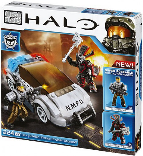 Mega Bloks Halo Nmpd Police Standoff Set 97452 Toywiz