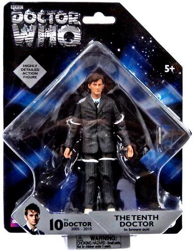Doctor Who The Tenth Doctor 5 Action Figure Brown Suit Blue Stripes ...