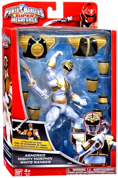 Power Rangers Super Megaforce Armored Mighty Morphin White Ranger ...