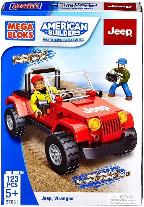Mega Bloks American Builders Jeep Wrangler Set 97831 - ToyWiz