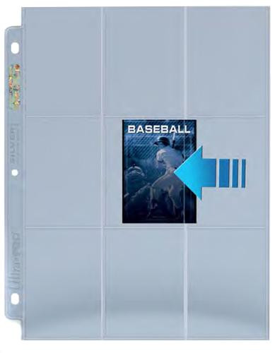 Ultra Pro Card Supplies Side Loading 9-Pocket Page - ToyWiz