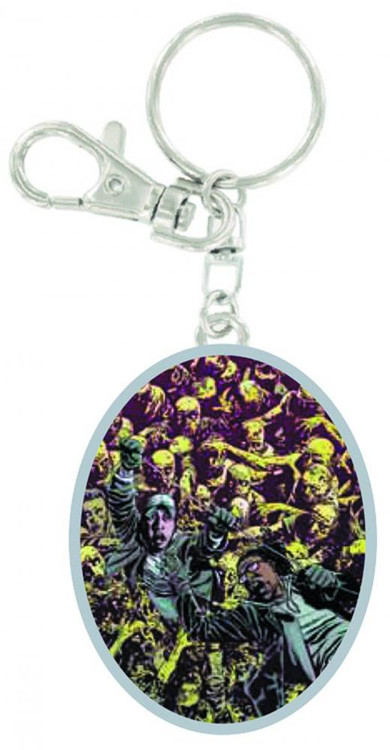 The Walking Dead Zombie Mob Keychain Rock Rebel - ToyWiz