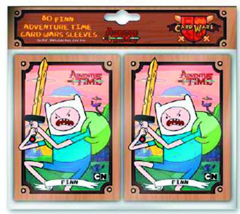 Adventure Time Trading Card Game Finn Card Sleeves 80 Count Cryptozoic Entertainment - ToyWiz