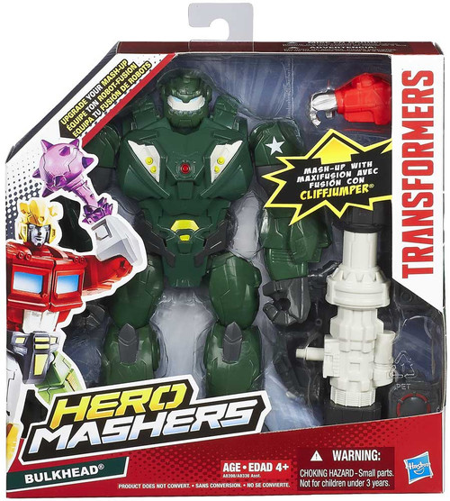 Transformers Hero Mashers Battle Upgrades Bulkhead Action Figure Hasbro ...
