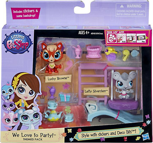 Littlest Pet Shop Themed Pack We Love to Party Playset Hasbro Toys - ToyWiz
