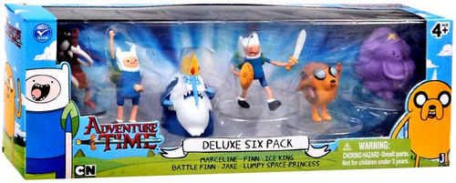 Adventure Time Cartoon Network Deluxe Six Pack 2 Mini Figure Set ...