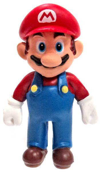 Super Mario Mario 2 Mini Figure Standing Loose Master Replicas - ToyWiz