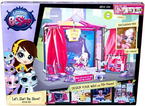 Littlest Pet Shop Style Set Lets Start the Show Playset Hasbro Toys ...