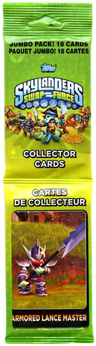 Skylanders Swap Force Collector Cards Trading Card JUMBO Pack Topps ...