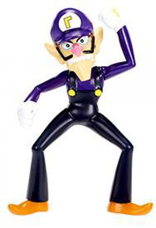World of Nintendo Super Mario Waluigi 3 Figure Jakks Pacific - ToyWiz