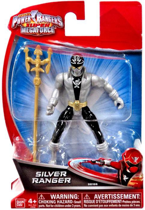 Power Rangers Super Megaforce Silver Ranger 4 Action Figure Bandai ...
