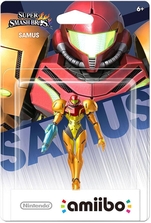 Nintendo Super Smash Bros Amiibo Samus Mini Figure - ToyWiz