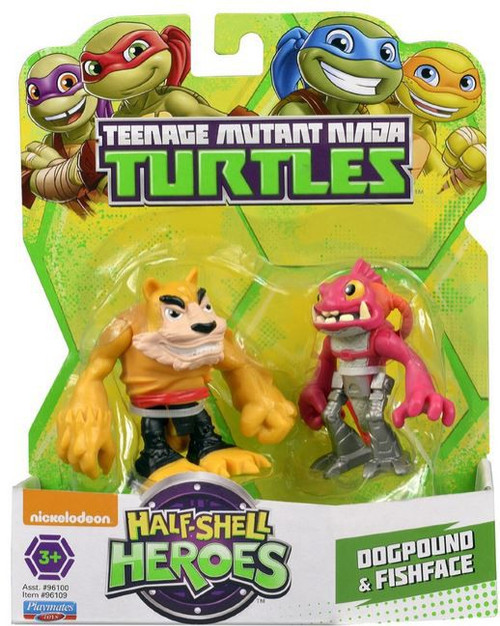 Teenage Mutant Ninja Turtles TMNT Half Shell Heroes Dogpound Fishface ...