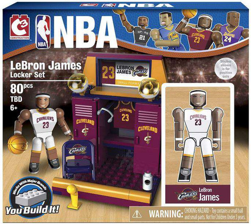 NBA Cleveland Cavaliers C3 Construction LeBron James Locker Set ...