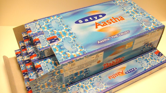 Satya Natural Aastha Incense Sticks- 15g Pack