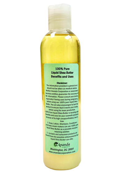 Liquid Shea Butter Oil | Ananda Corporation