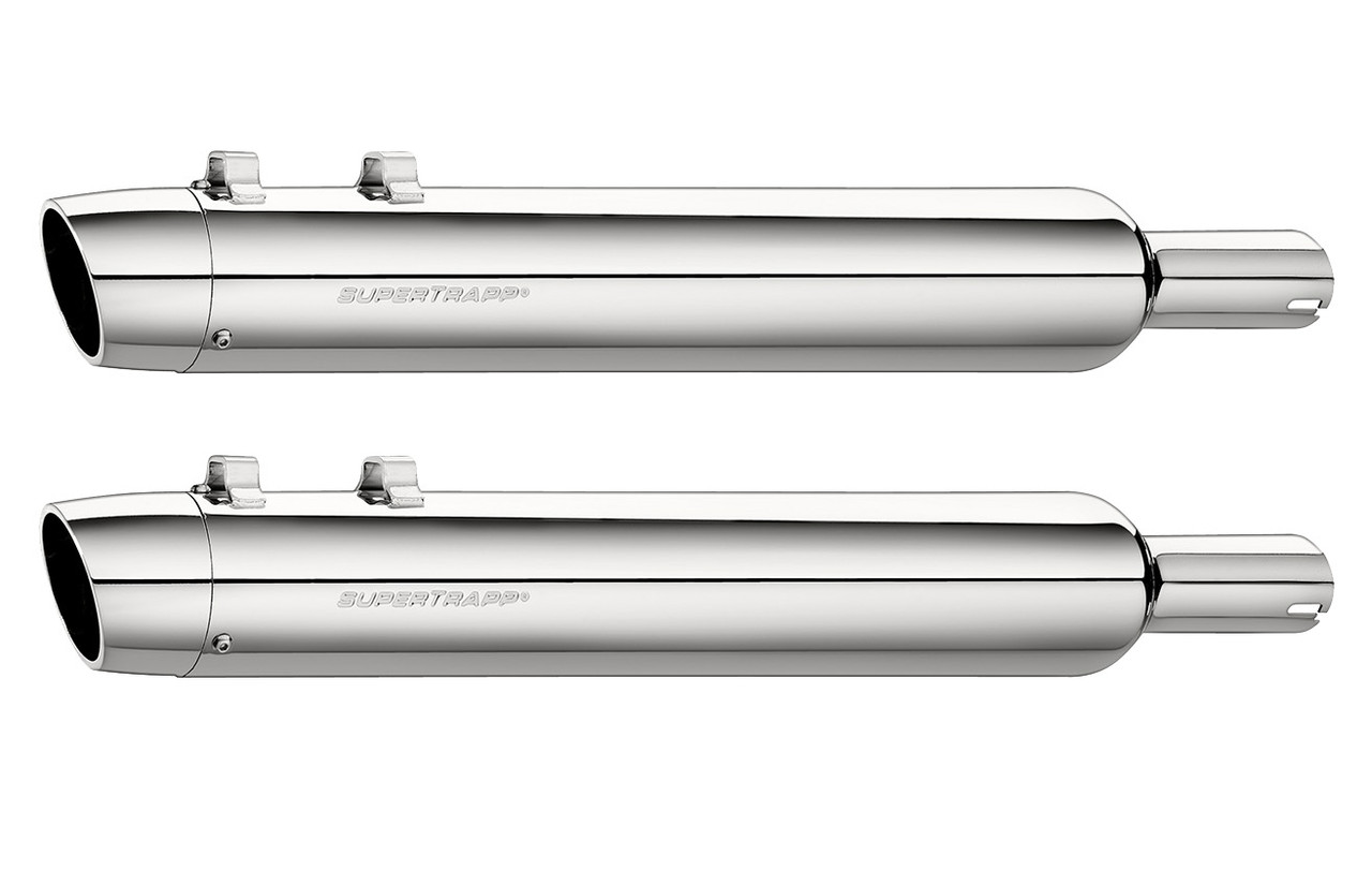 Supertrapp SE Series Slip-On Exhaust 2:2 Chrome HD FLH / FLT 10-14 ...
