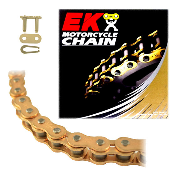 EK 520MRD7 Heavy Duty Gold MX Motorcycle Chain (Clip Master) - Speed ...
