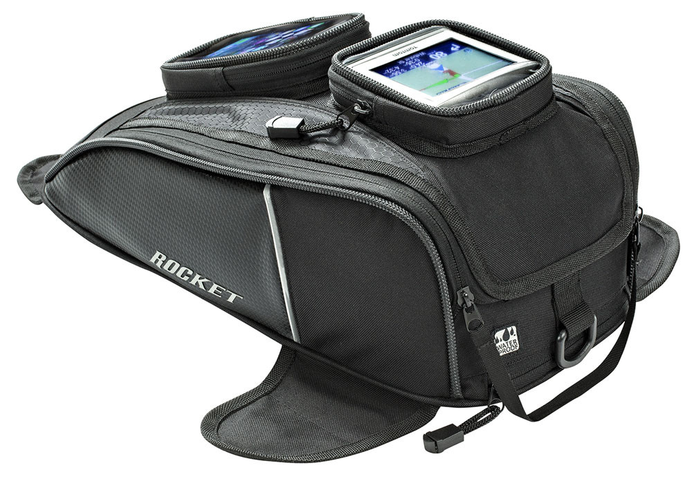 Joe Rocket Hammerhead Tank Bag Black / Carbon - Speed Addicts