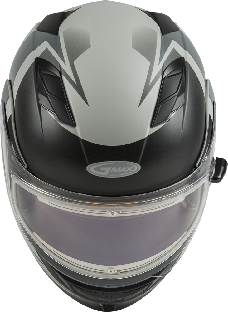 Gmax MD-01S Modular W Elec Shield Descendant Matte Gry Silver Helmet ...