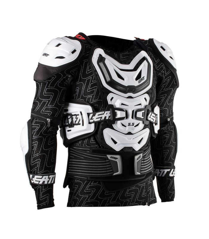 Leatt 5.5 White Body Protector Armor - Speed Addicts