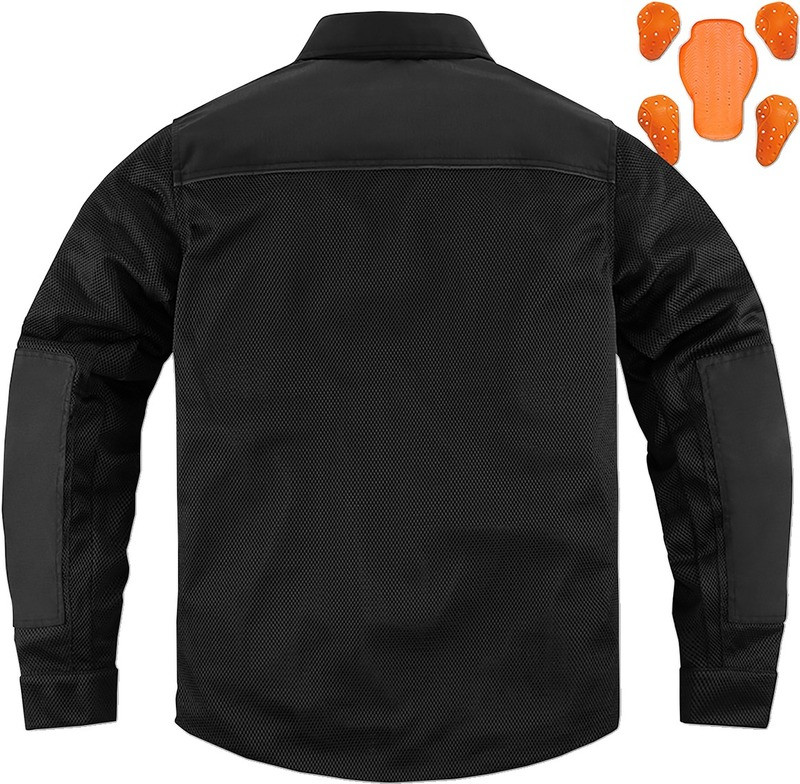 Icon Upstate Riding Shirt Black - Speed Addicts