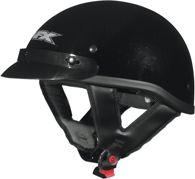 AFX FX-70 Gloss Black Solid Helmet - Speed Addicts
