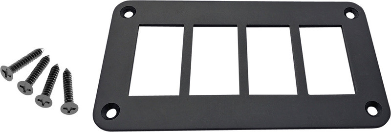 Moose Racing Universal Dash Plate - 4 Switches - 4PP-ADA - Speed Addicts