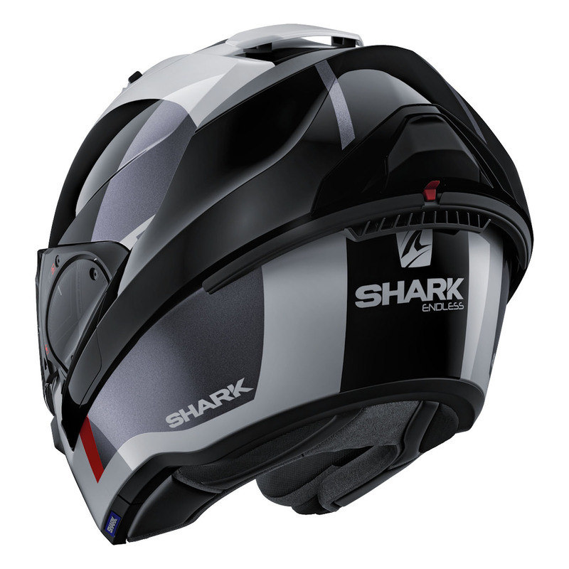 Shark Evo-One-2 Slasher Black-White-Red Helmet - Speed Addicts